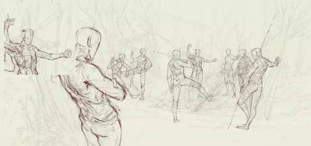 96年的大撕丨概念艺术家TIMOFEY STEPANOV新作.线稿欣赏-腾讯游戏学堂