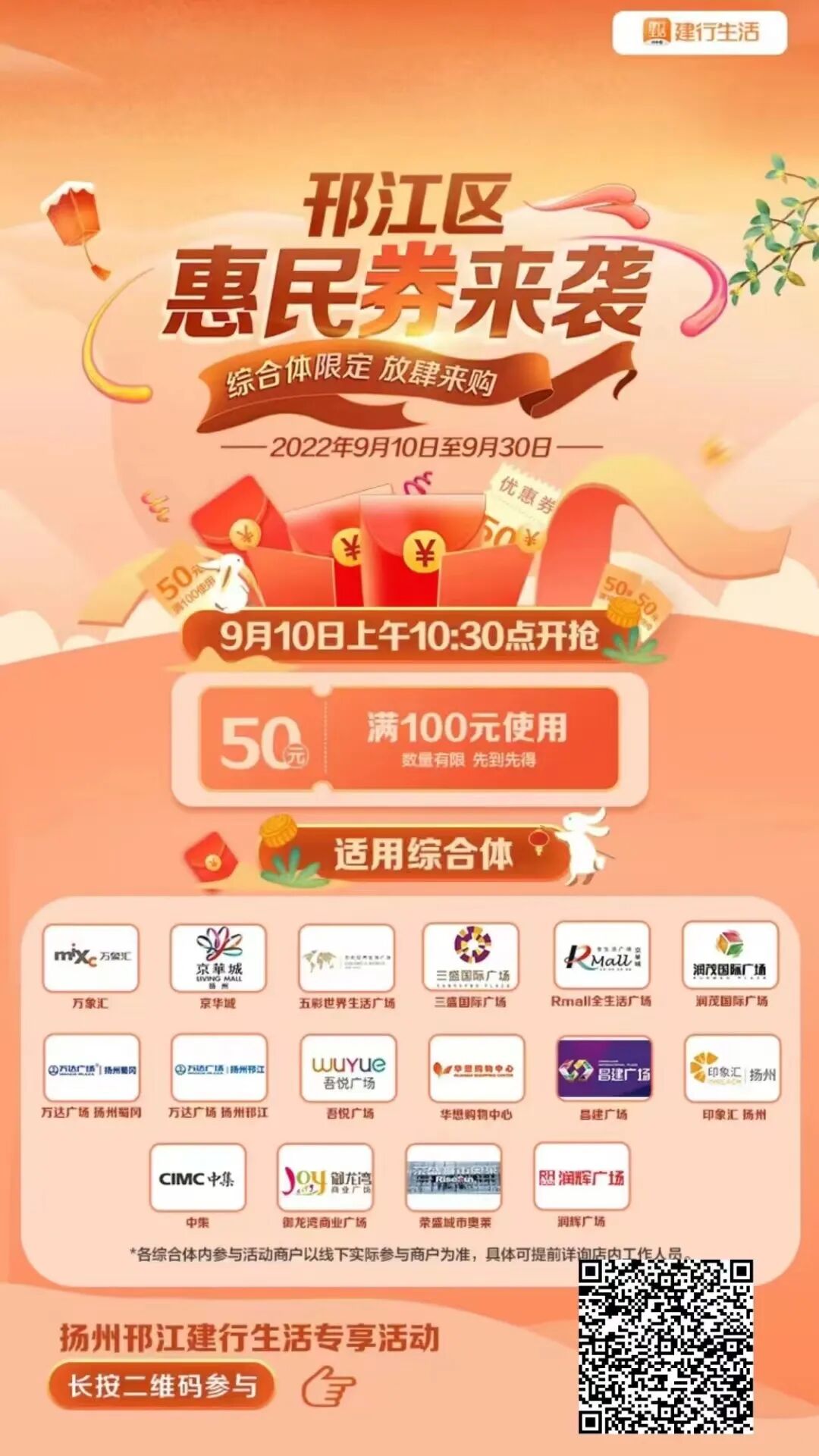 扬州市发放1600万元惠民券促进“双节”消费_我苏网