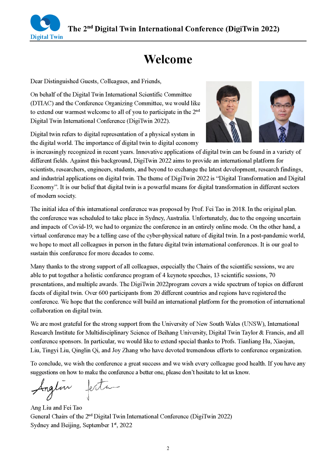 今天下午3点：DigiTwin 2022 第二届数字孪生国际会议隆重召开！ - Py学习