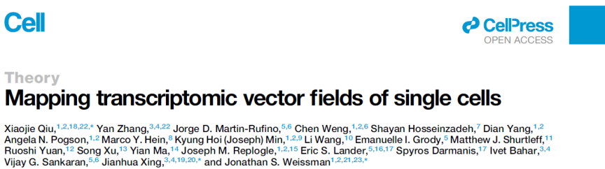 Cell | 邢建华等开发基于机器学习的以动力学系统理论为基础的单细胞数据算法 - Py学习