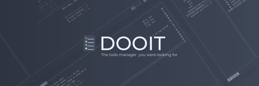Github上开源的一款简洁高效的TUI待办事项管理器：dooit - Py学习