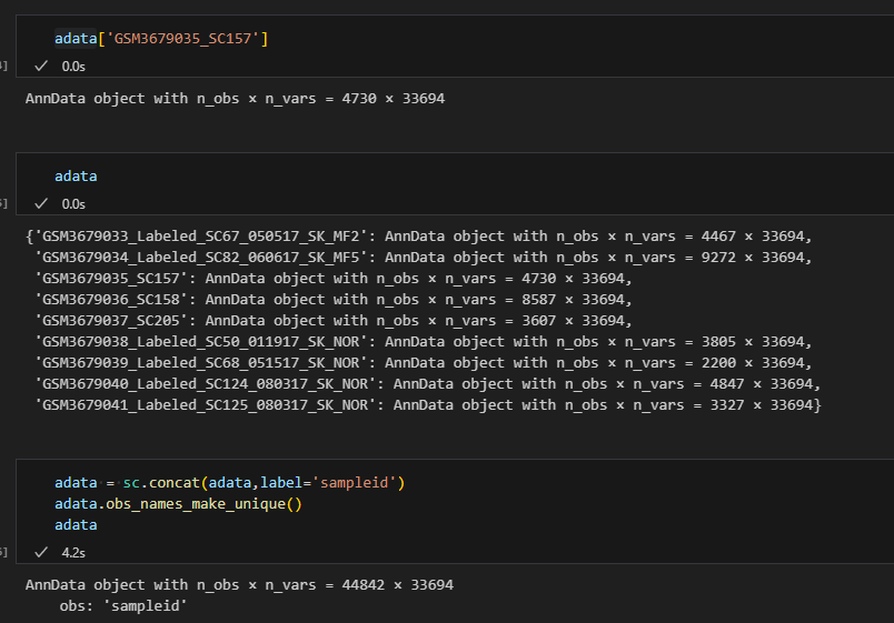 python版读取不同的单细胞数据格式（单样本与多样本） - Py学习