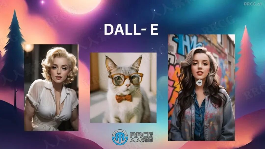 Midjourney DALL-E ChatGPT结合AI艺术创作视频教程 - Py学习