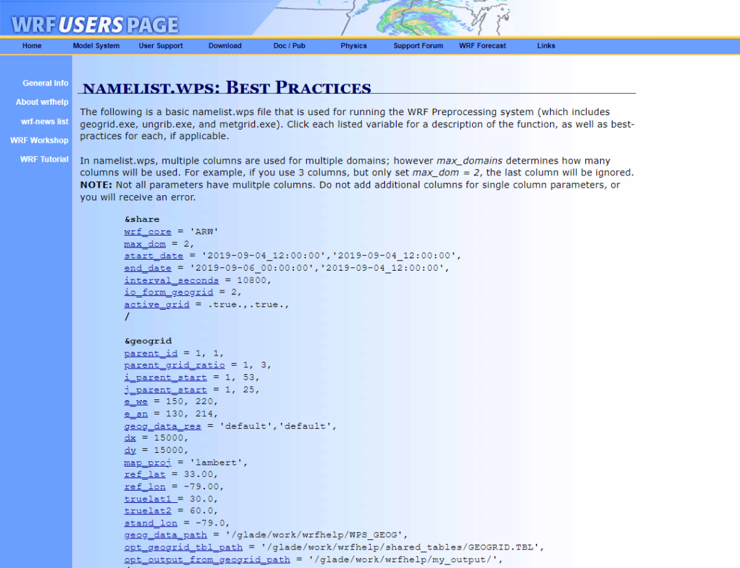 WRF-WPS的namelist制作、Python出图和转矢量 - Py学习