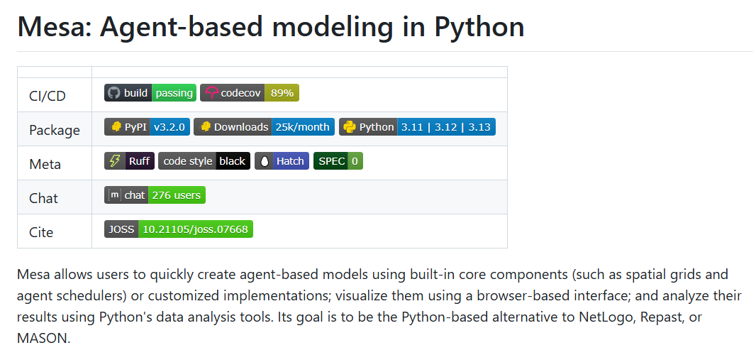 ABM | Mesa 3 (Python) - 学习笔记 - Py学习