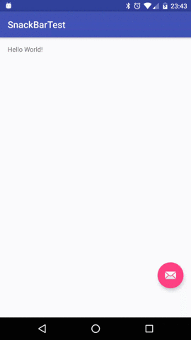 Android新控件学习之Snackbar－还在用 Toast的你该看看了_android snackbar 自定义进入动画-CSDN博客