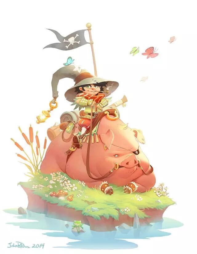 色彩把握真棒《美国概念设计师John Polidora作品欣赏》-腾讯游戏学堂