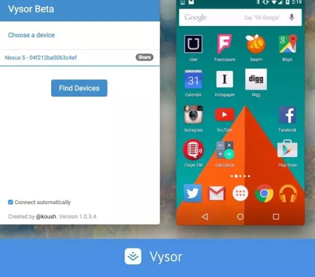Vysor：可以直接在 Chrome 中通过鼠标操作 Android 设备_chrome安卓鼠标点击-CSDN博客