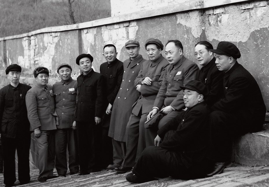 CCP Military Elites Take a Group Photo during an Inspection Tour of ...