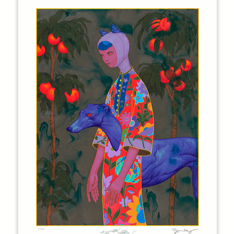 James Jean全新版画《魔鸟》，原作被吴彦祖收藏，今晚18点59分截止