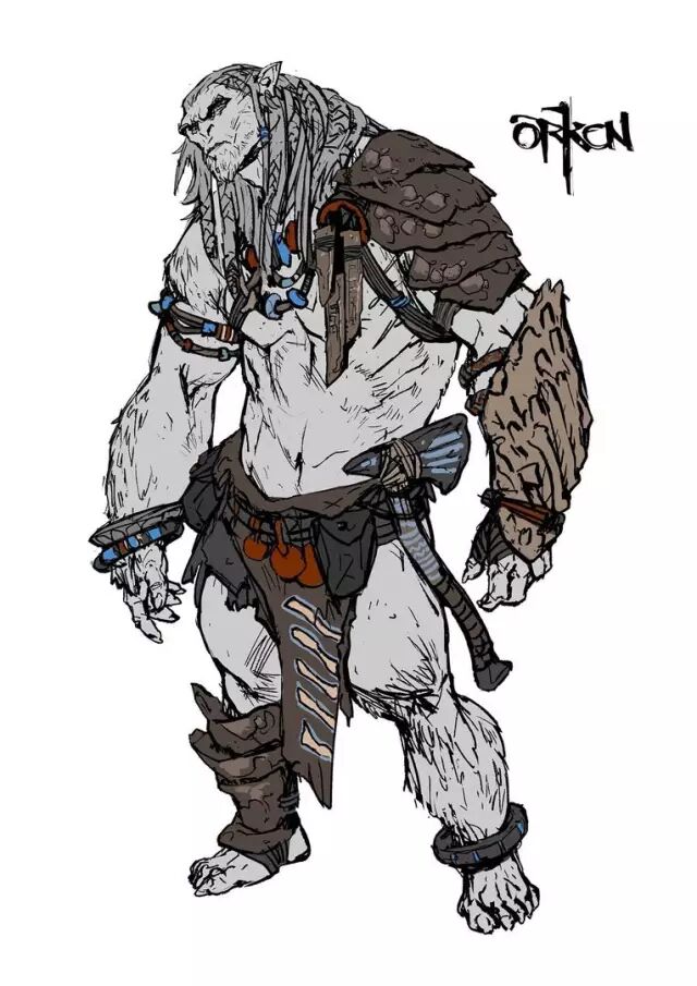 SIXMOREVODKA工作室《Orken》原画欣赏-腾讯游戏学堂