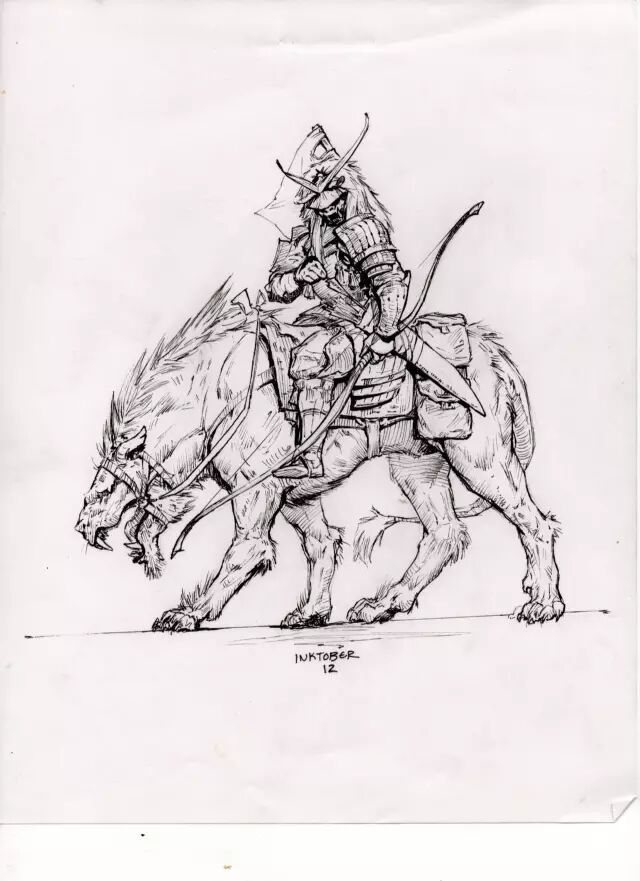 大师的日常 | 插画师MANUEL CASTANON线稿.作品.步骤图欣赏-腾讯游戏学堂