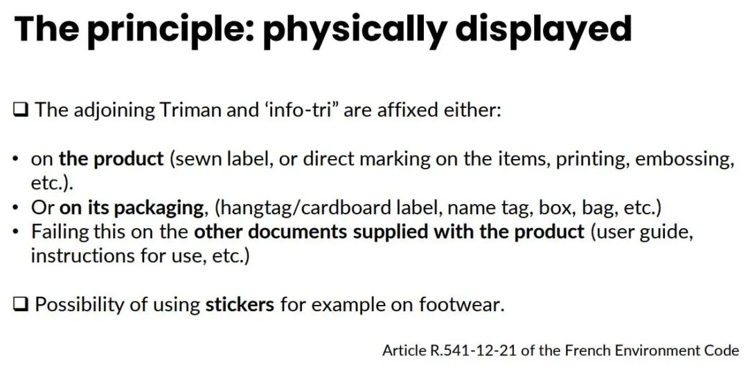 How to print Triman label for French textiles? – Amber