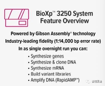BioXp基因合成系统在生物合成学中的应用_生物器材网