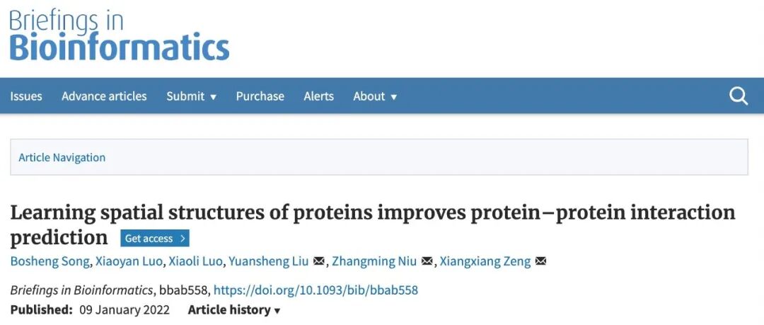 Briefings in Bioinformatics | 动态结构信息提升蛋白-蛋白相互作用预测能力 - 脉脉
