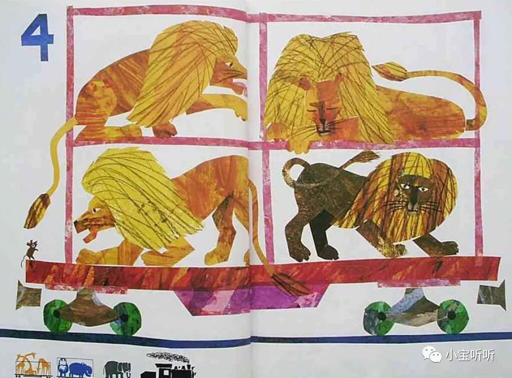 「精选绘本」123，To the Zoo 123去动物园 - 经典启蒙无字绘本