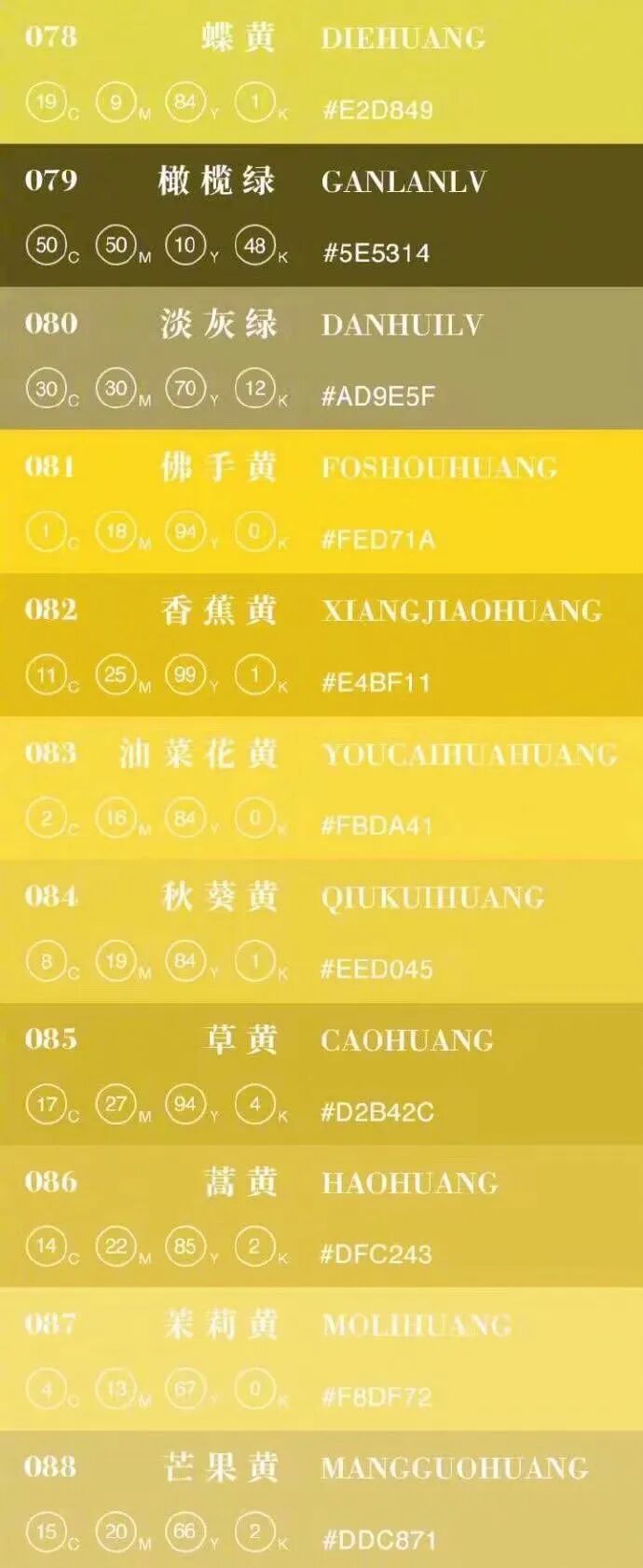 100種好看又好聽的中國傳統色 (附色值) – 尋夢生活