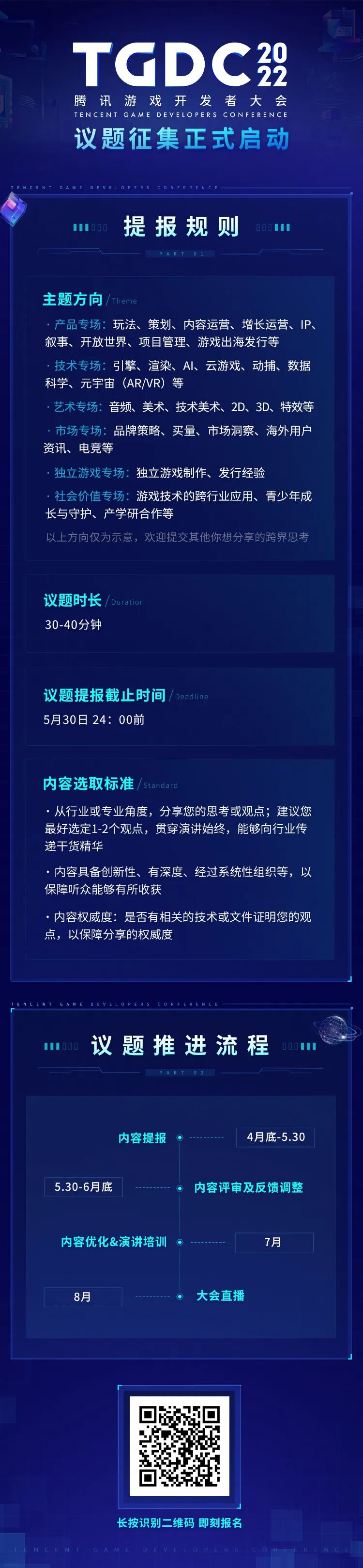 游戏人不容错过的行业盛会，TGDC 2022演讲嘉宾正在招募中！ - 腾讯游戏学堂