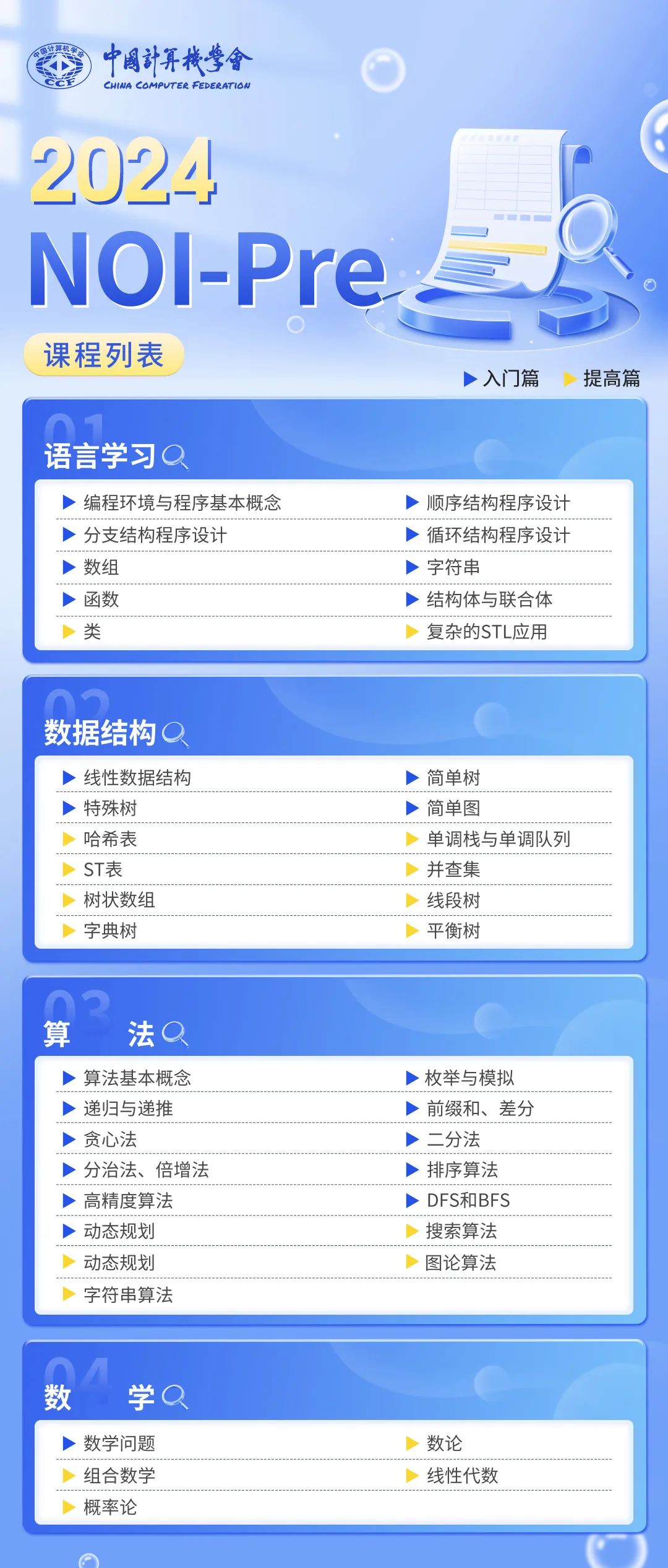 CCF NOI-Pre正式开启报名 | 中小学生免费学习的公益编程课来了-中国计算机学会