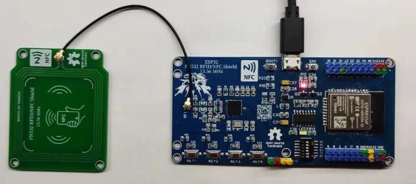 ESP32+PN532(RFID)组合板验证成功-电子工程专辑
