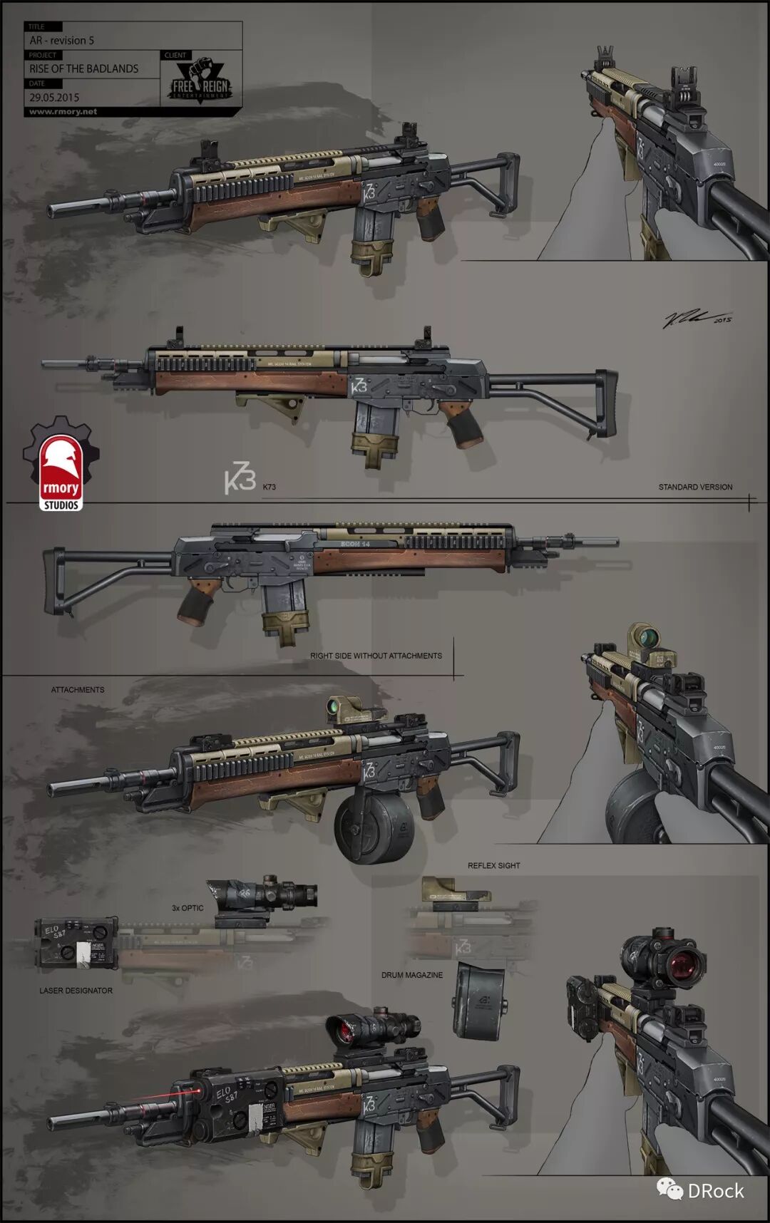 严谨的德国工艺，精致到每个零件的枪械设计！ | 德国概念设计师Kris Thaler-腾讯游戏学堂