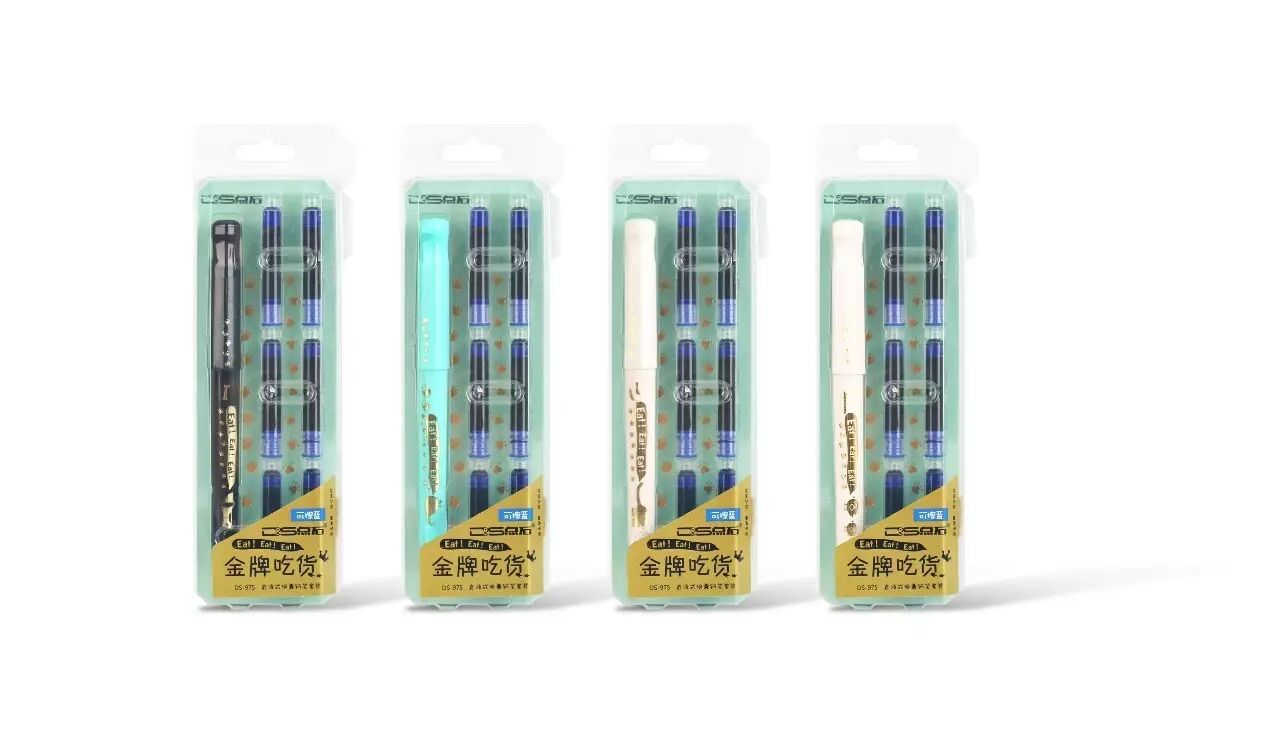 【新品预告】DS-975“金牌吃货”直液式换囊钢笔，吃货，是一种境界！|点石资讯|点石文具-专业书写工具生产商