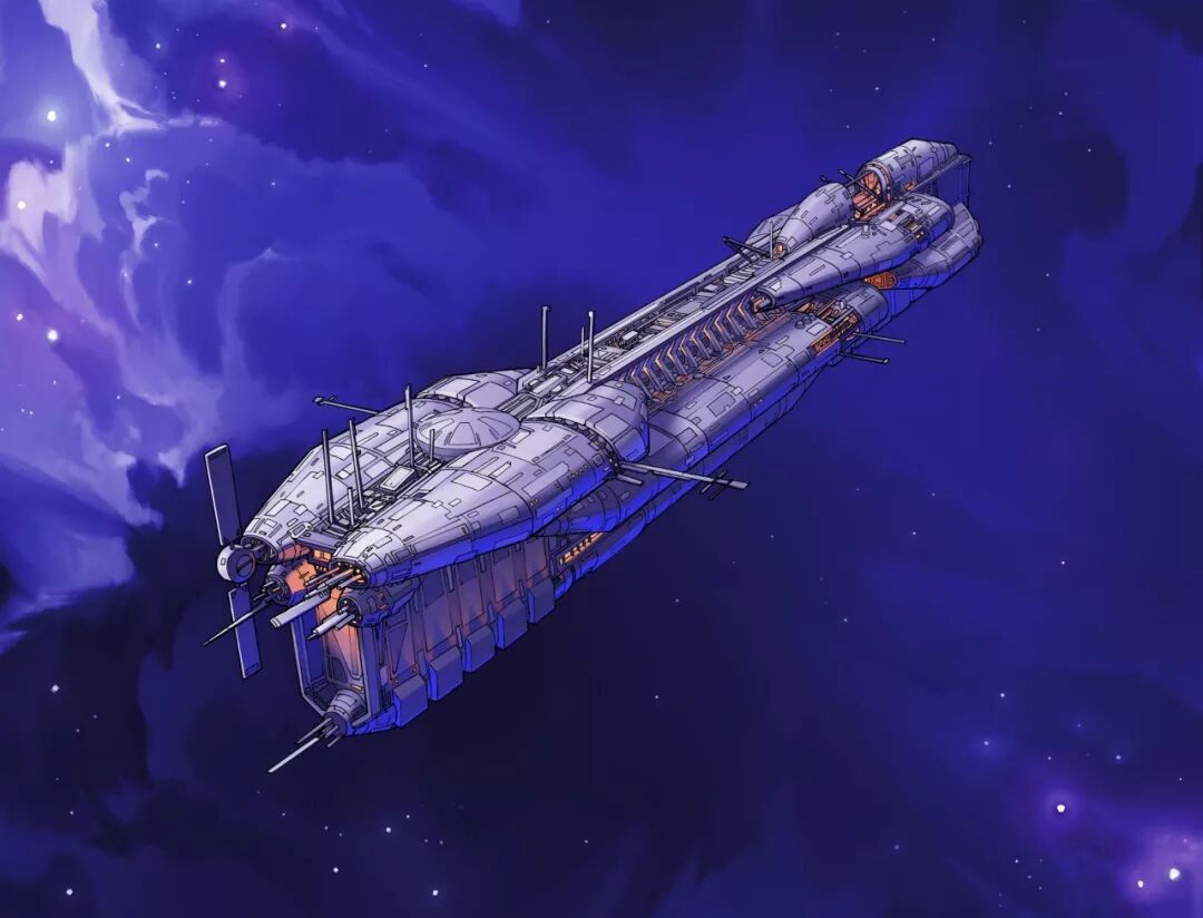 生活物品变成宇宙飞船 插画师Eric Geusz科幻概念作品欣赏-腾讯游戏学堂