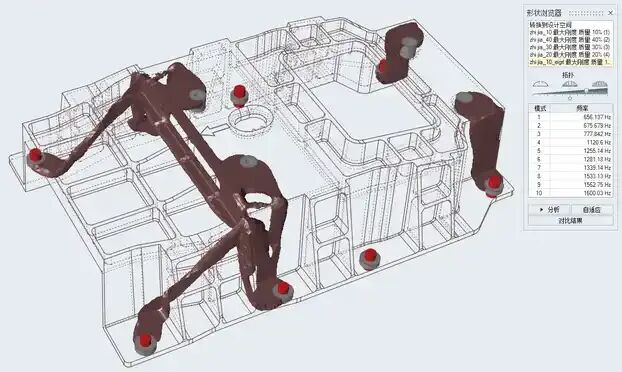 基于solidThinking的副仪表板支撑铝架拓扑优化_solidThinking 拓扑优化-技术邻