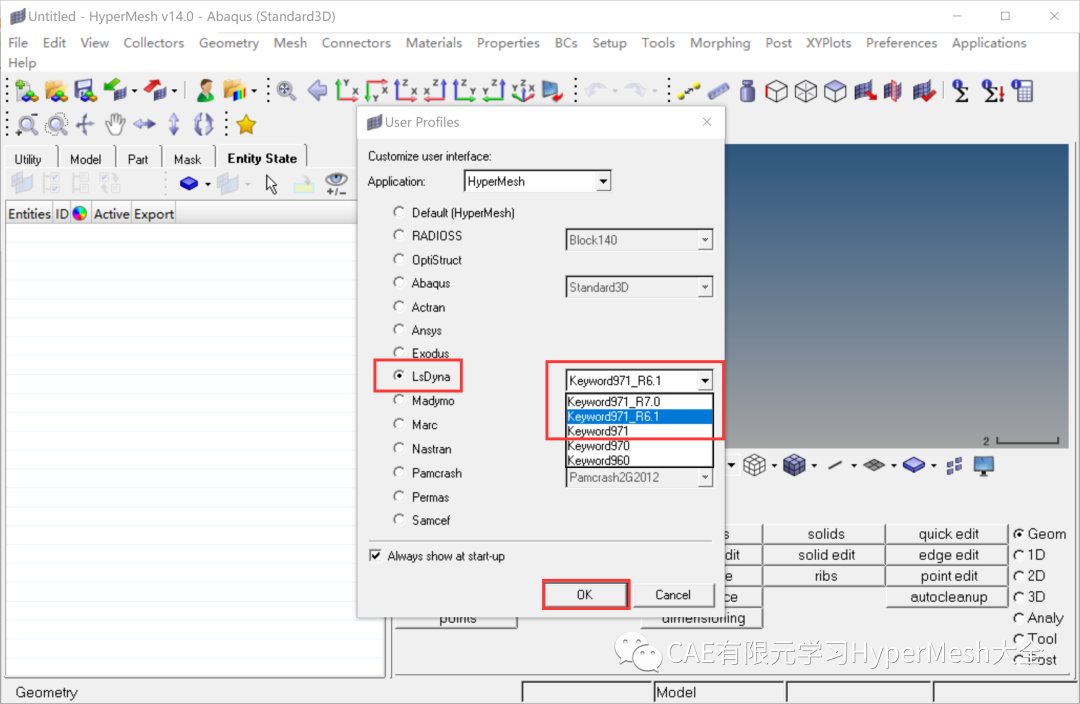 HyperMesh导入Ls-dyna K文件的方法_hypermesh ANSYS LS-DYNA-技术邻