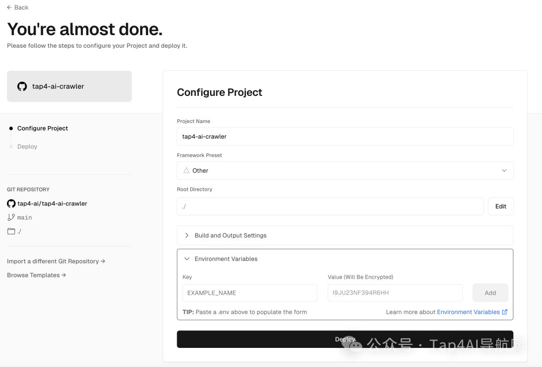 【Tap4 AI开源保姆级教程】如何快速搭建一个可以躺赚的导航站 - tap4-ai - 博客园