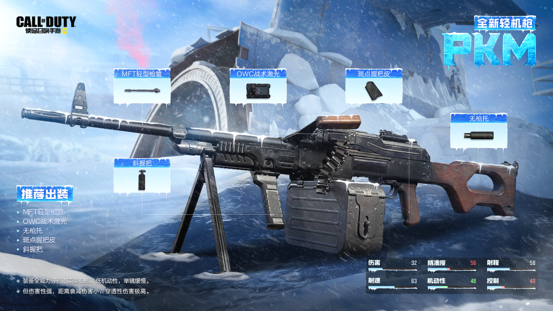 【枪械测评】三发致命！穿墙利器PKM现身战场！_《使命召唤》手游_CODM 官方网站-腾讯游戏