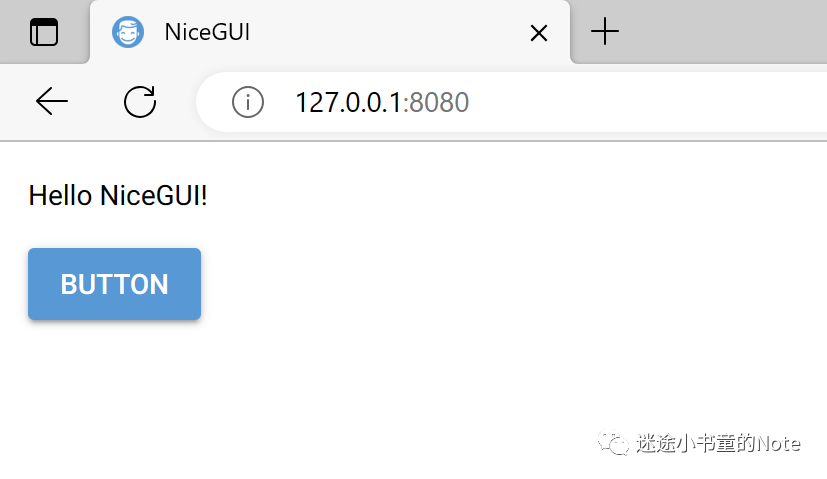 niceGui: Python graphical interface library, simple and easy to use ...