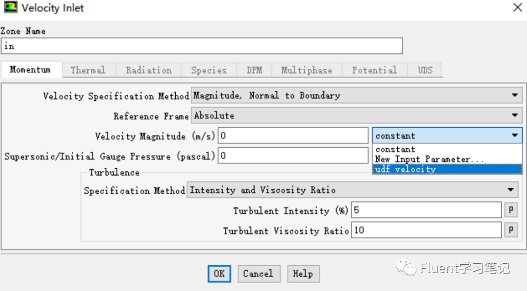 九、Fluent用户自定义函数(UDF)基础(2)-DEFINE_PROFILE_ansys fluent CFD求解-技术邻