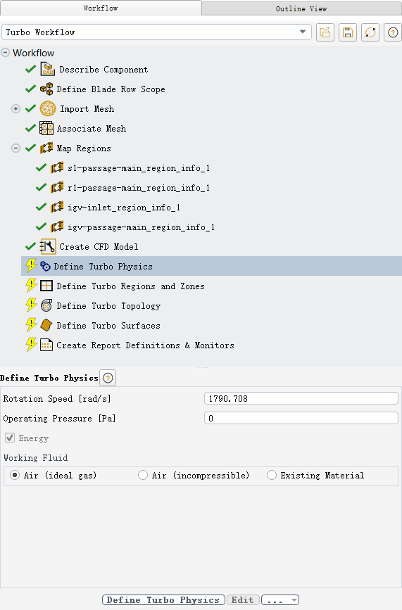 ANSYS Fluent案例｜利用Turbo流程计算压缩机性能-技术邻