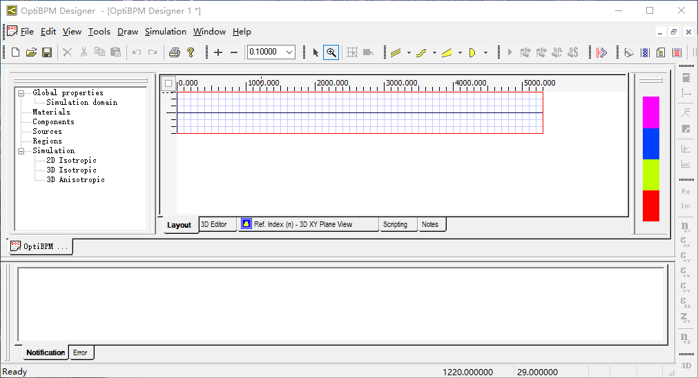 OptiBPM：创建一个简单的多模干涉（MMI）耦合器-技术邻