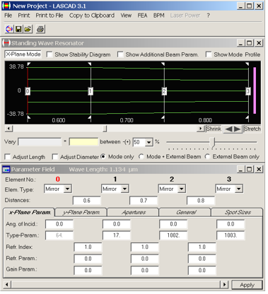LASCAD：如何计算一个简单激光腔中端面泵浦棒的热透镜-技术邻