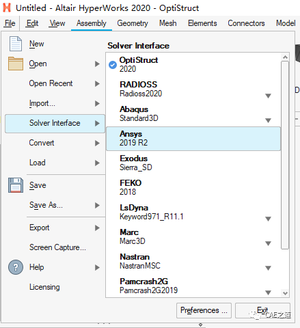 HyperMesh与ANSYS联合仿真（一）_hypermesh ANSYS-技术邻