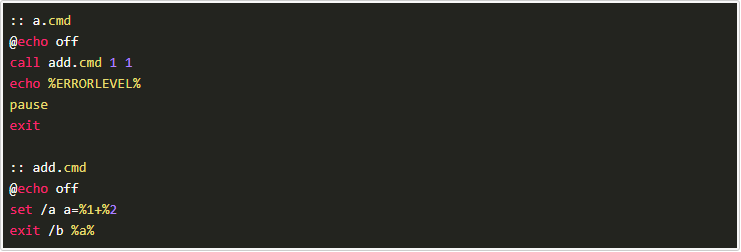 脚本语言丨Batch入门教程第四章：调用与传参 - i春秋 - 博客园