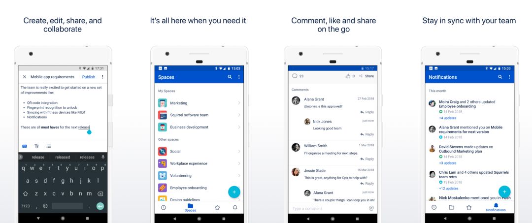 Confluence Server 版移动应用正式发布！
