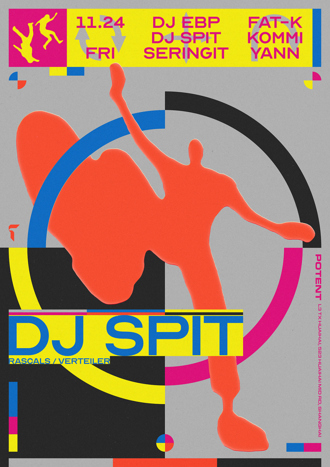 11.24 今晚 • DJ Spit - 柏林超新星-上海POTENT CLUB