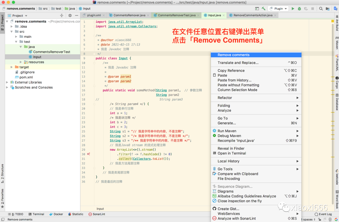 IDEA插件：快速删除Java代码中的注释 - xiaoxi666 - 博客园