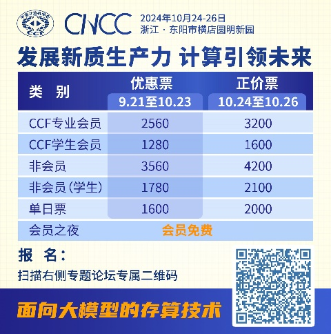 何水兵：面向大模型的存算技术，未来系统发展新趋势 | CNCC专家谈-中国计算机学会