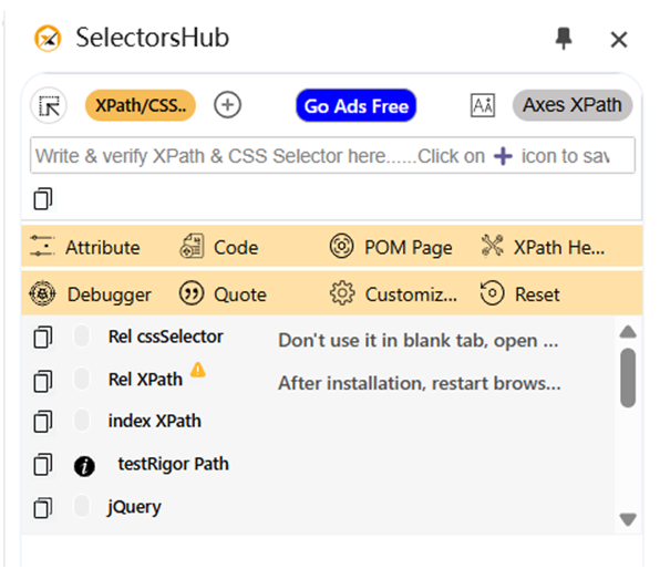 SelectorsHub - 一款免费的下一代XPath和CSS选择器插件-腾讯云开发者社区-腾讯云