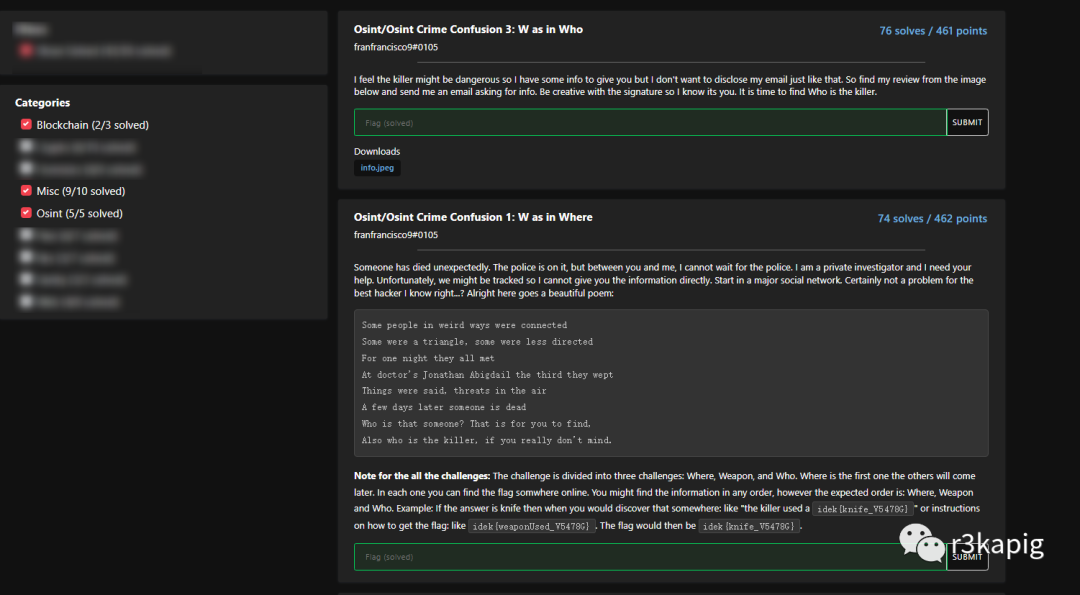 idek 2022* ctf MISC && OSINT && BlockChain Writeup by r3kapig | CN-SEC 中文网