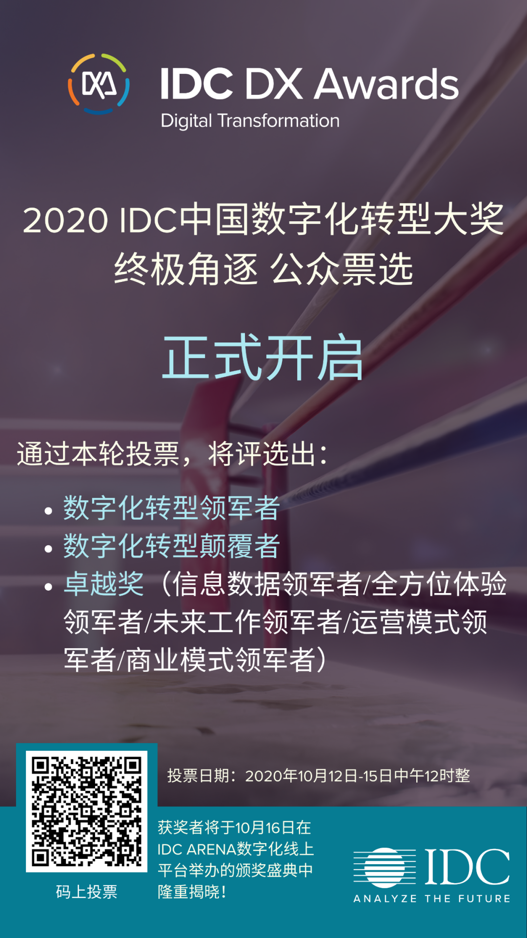 2020 IDC中国数字化转型大奖终极角逐——公众票选正式开启