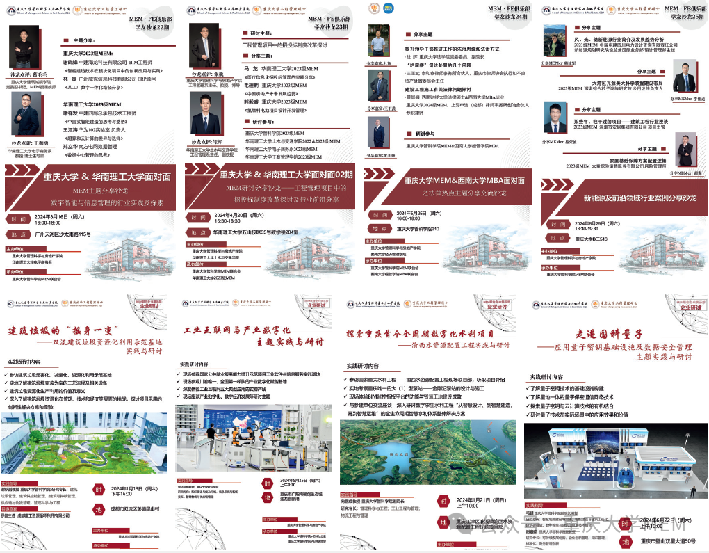 25招生 | 重庆大学工程管理硕士（MEM）2025招生简介 - MBAChina网