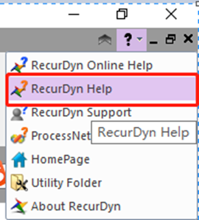 RecurDyn建模常见问题：教程问题_RECURDYN-技术邻