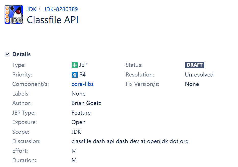 OpenJDK 提案将提供 Java 类文件 API - 脉脉