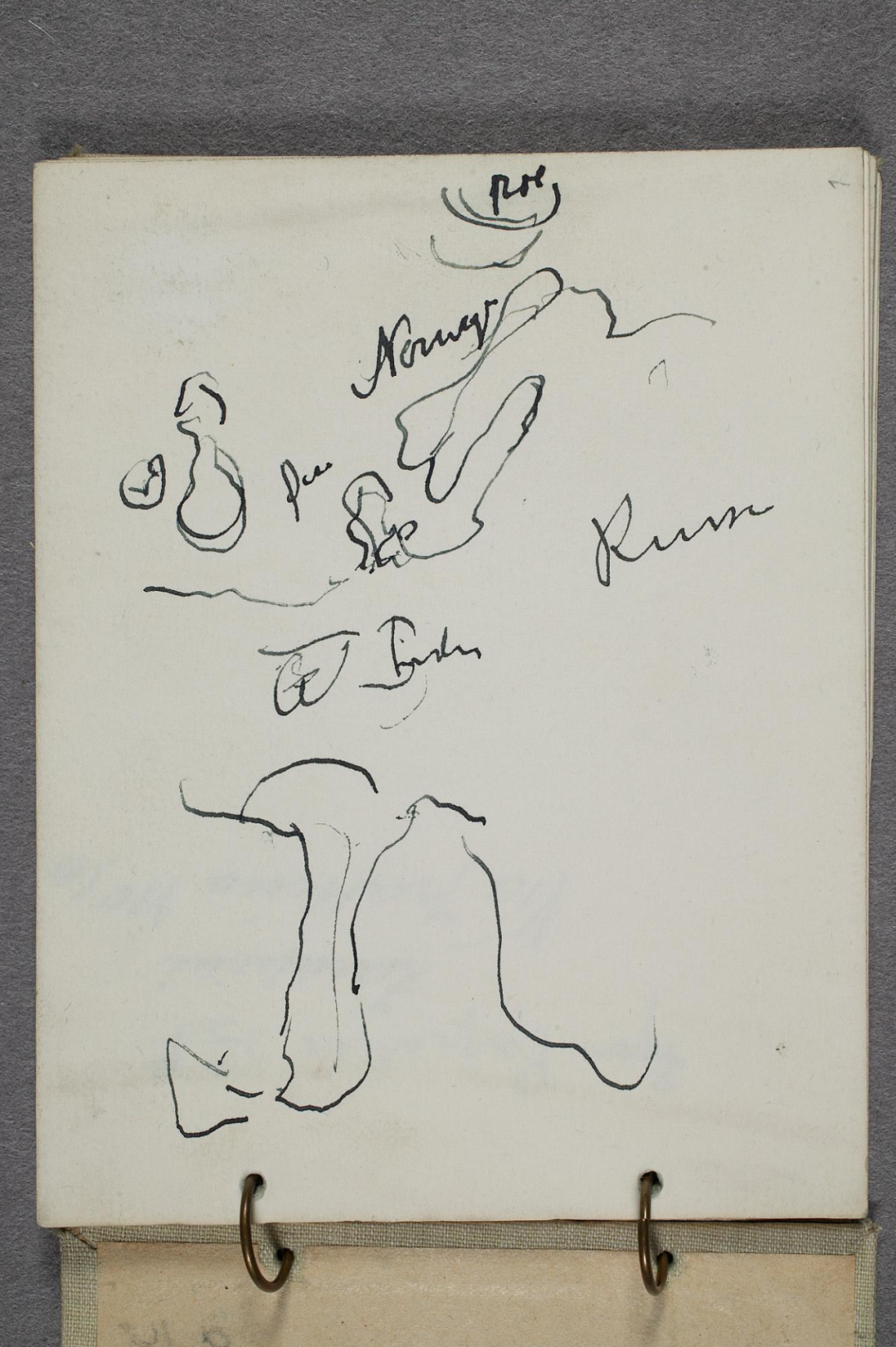 爱德华·蒙克(Edvard Munch)——Sketchbook-速写本Ⅰ（1927）