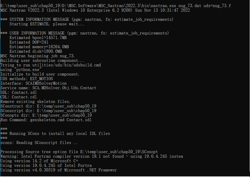 MSC Nastran用户子程序功能的使用方法_MSC NASTRAN-技术邻